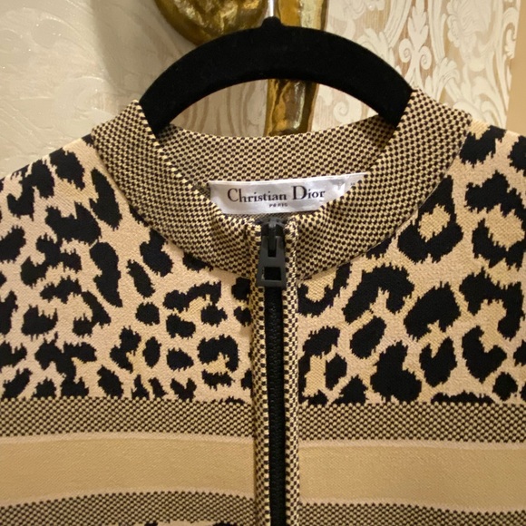 Dior | Dresses | Christian Dior Animal Print Dress | Poshmark